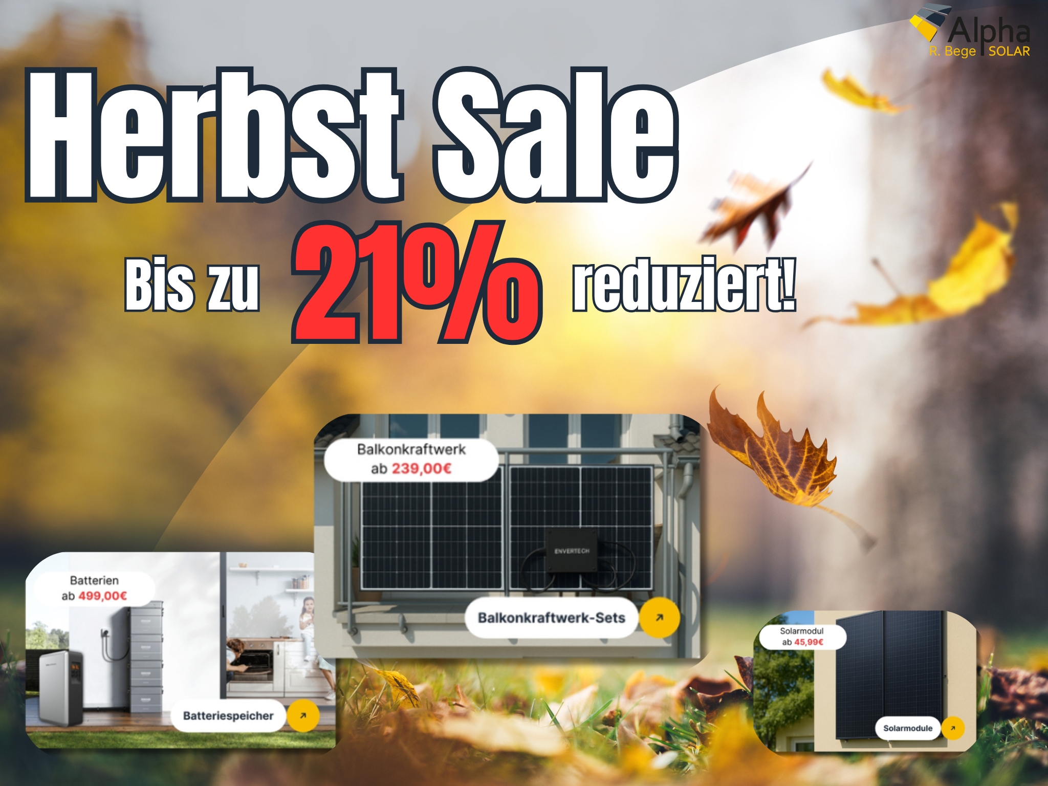 Photovoltaik-Anlagen kaufen – Komplettsets mit Speicher & Förderung | Alpha Solar